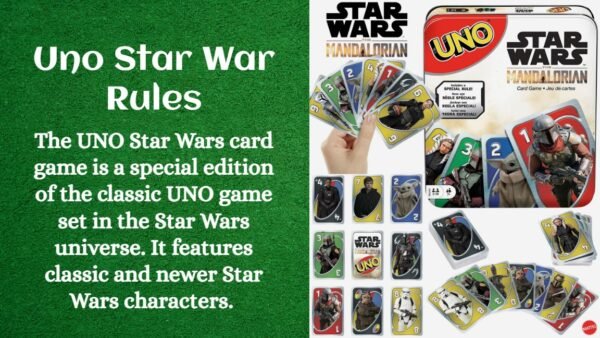 The UNO Star Wars Rules And Cards - Learning Board Games