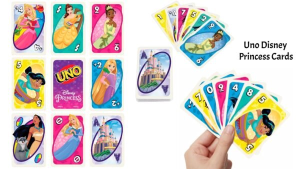 Uno Disney Princess Rules And Cards - Learning Board Games