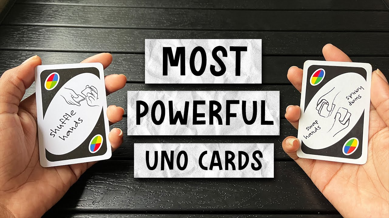 UNO Shuffle Hands Card Rules - Learning Board Games