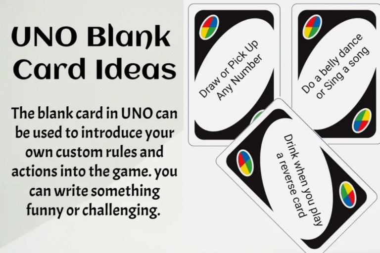 UNO Blank Card Rules And Ideas - Learning Board Games