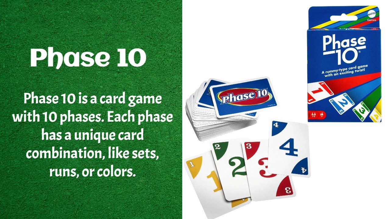 How To Play Phase 10 Rules And Cards - Learning Board Games