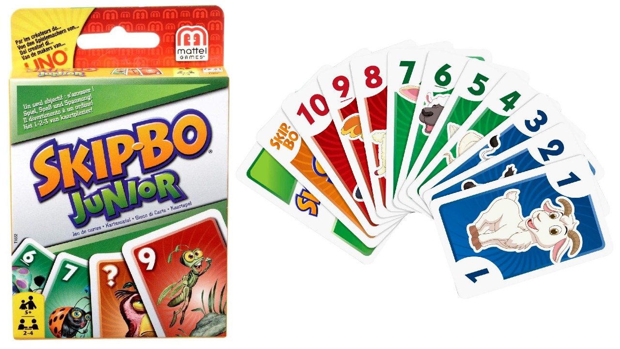 Skip Bo Junior Rules And Cards - Learning Board Games