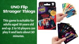 UNO Flip Stranger Things Rules And Cards - Learning Board Games