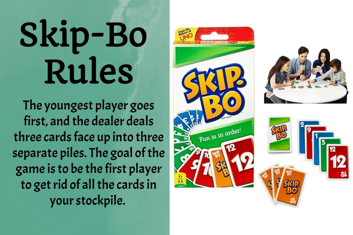 How To Play Skip Bo Rules And Cards - Learning Board Games