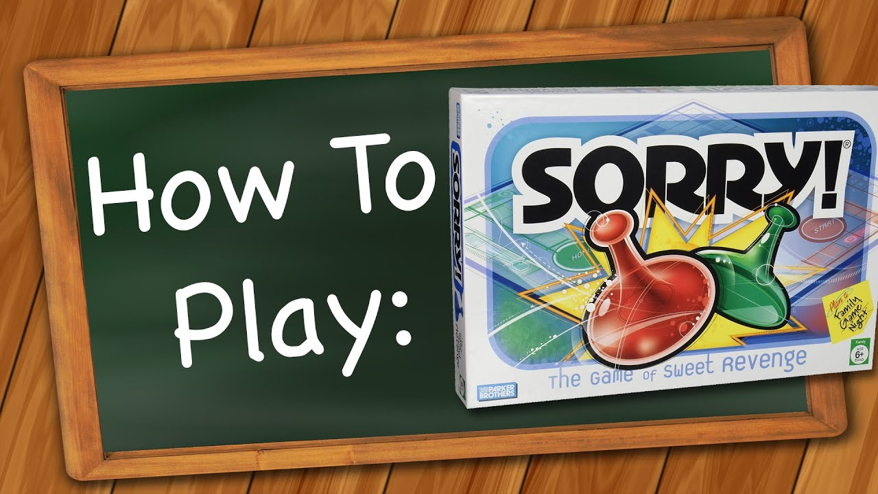 Sorry Game Rules And Cards - Learning Board Games