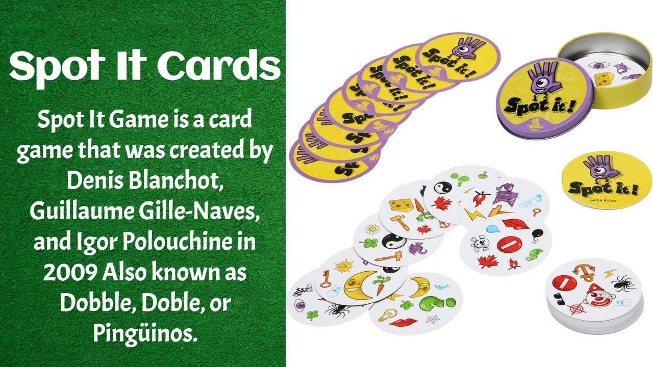 Spot It Rules And Cards - Learning Board Games
