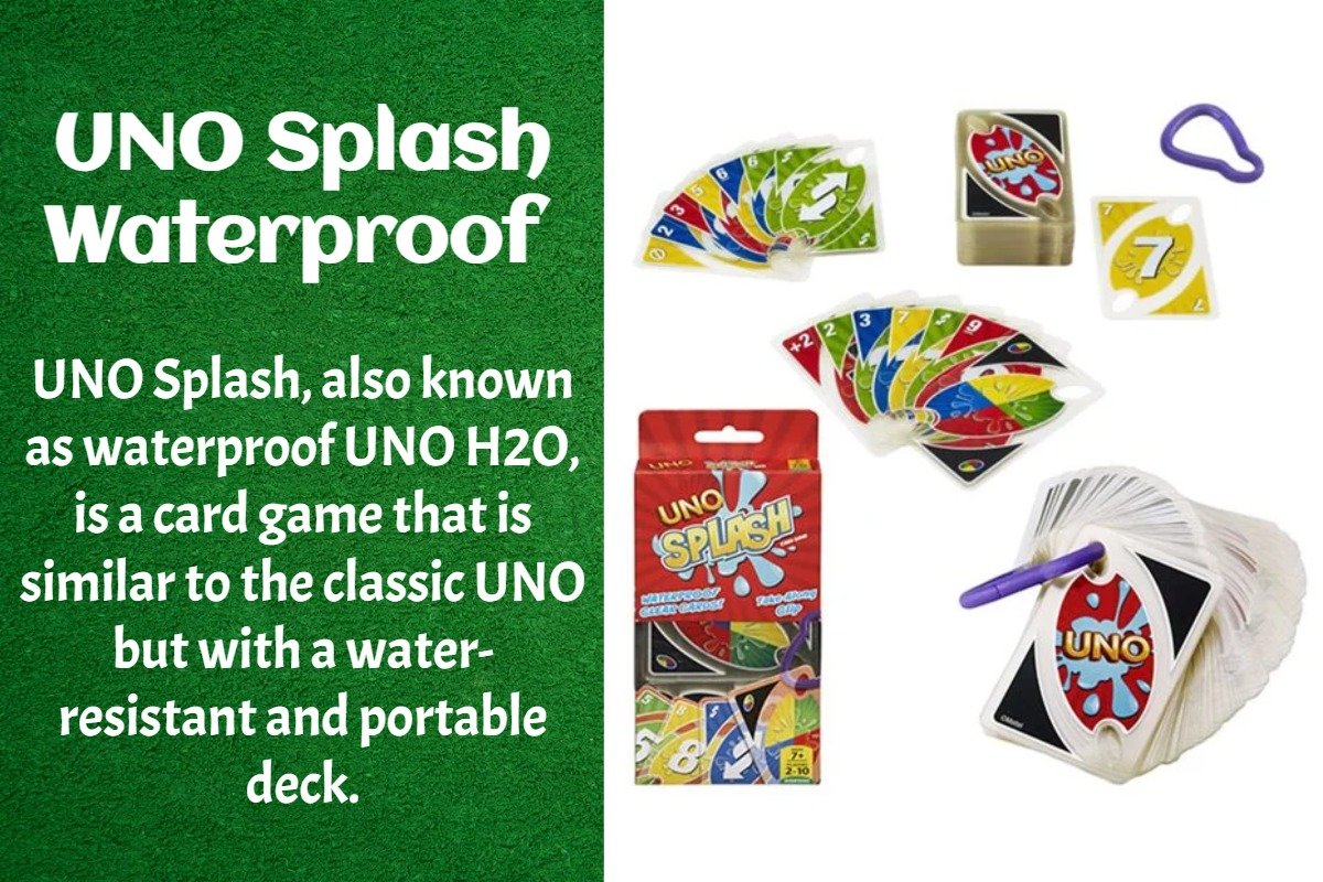 The UNO Splash Rules And Cards - Learning Board Games