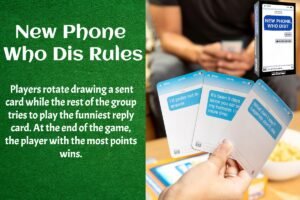 New Phone Who Dis Rules And Cards - Learning Board Games