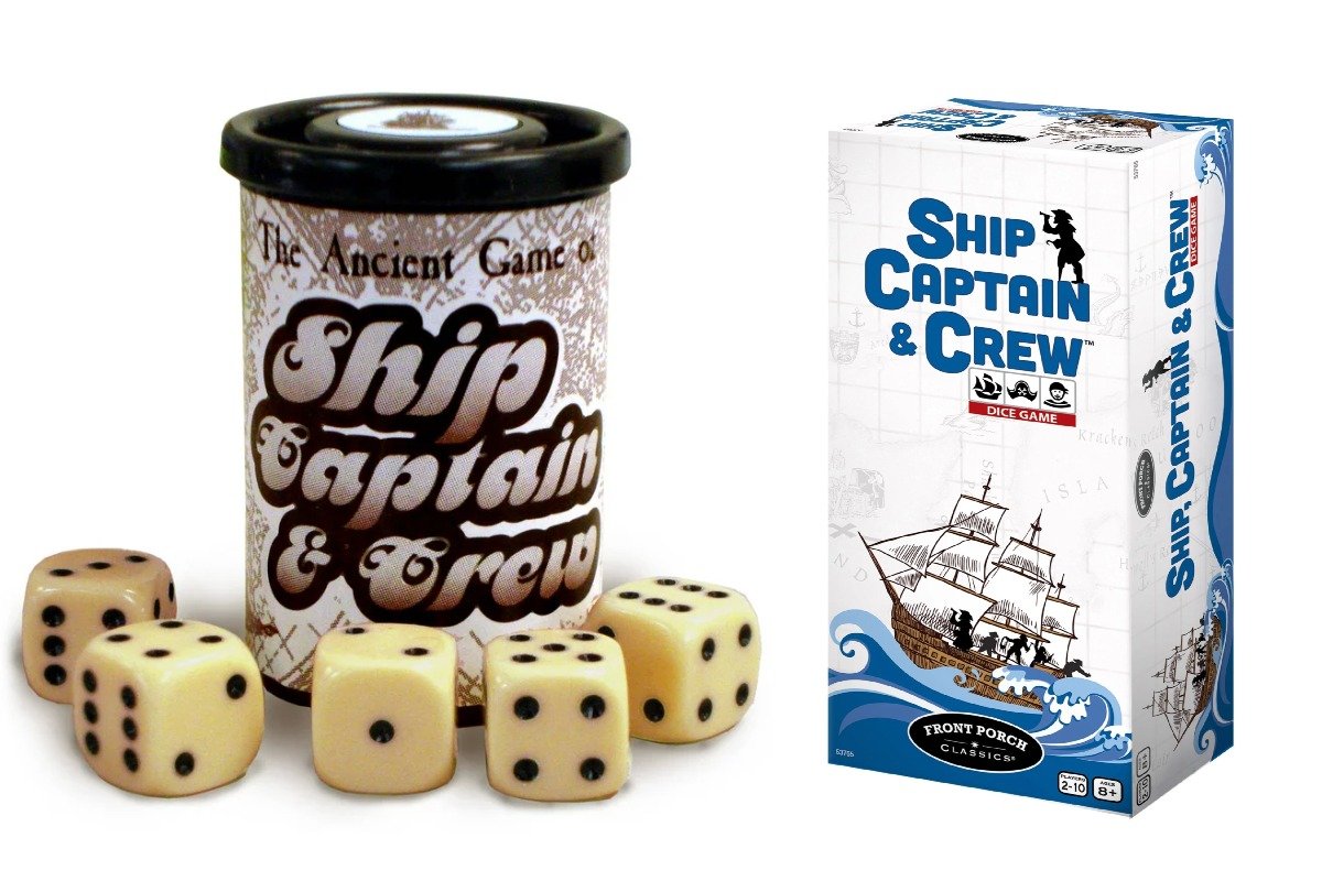 The Ship Captain And Crew Dice Game - Learning Board Games