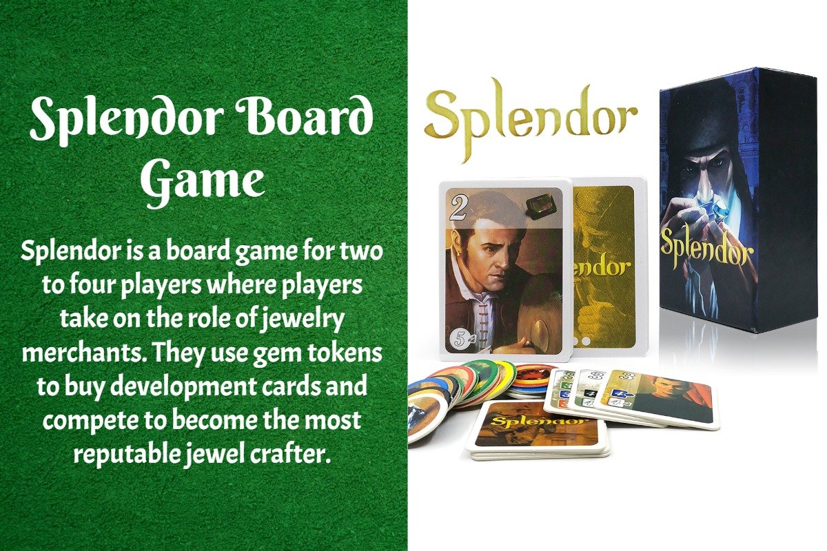 The Rules For Splendor Board Game (Splendor Rules, How To Play)